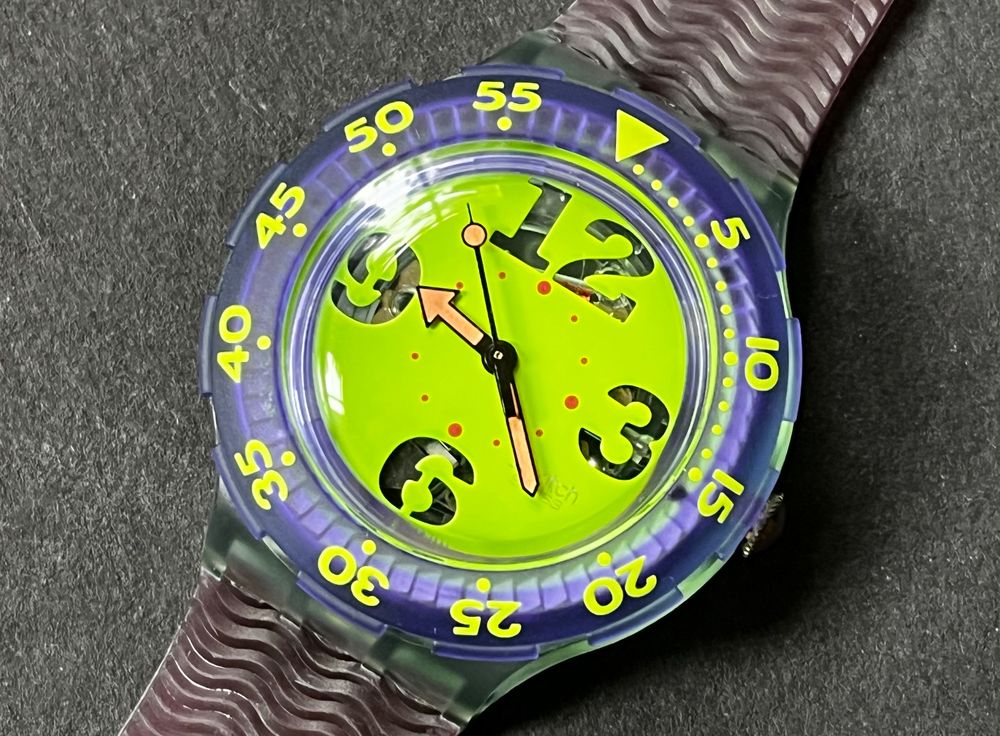 Swatch Scuba Spray Up SDN103 1992 fabrikneu OVP (Neu und ...