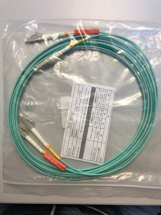 1x LWL cable 50/125 µm, OM3 LC/LC, 3.0m(39985303) (Neu (gemäss ...