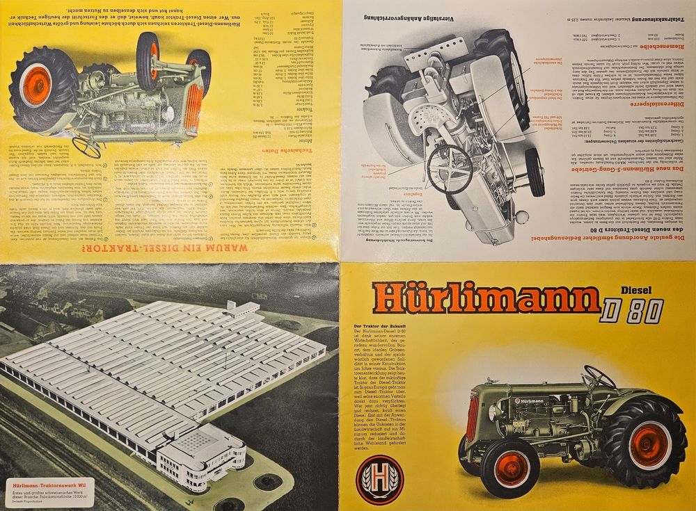 Hürlimann D80 Prospekt (Gebraucht) in Buchs LU für CHF 19 – mit ...