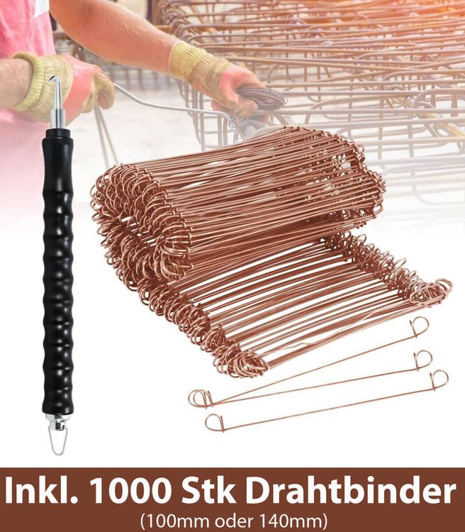 Betonbinder Drahtbinder 100mm 140mm Set… (Neu und originalverpackt) in Schaffhausen für CHF 44.9 ...