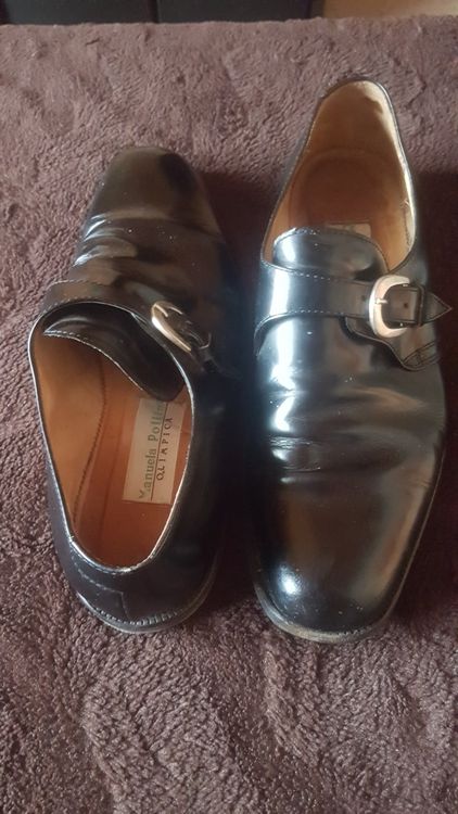 Chaussures noires cuir vintage grandeur 44 Manuela Pollini (D'occasion ...