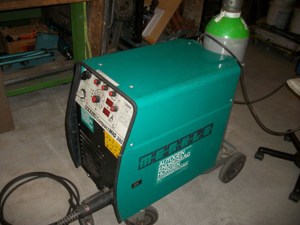 Merkle Compact MIG 280 K für Stahl, Inox, Alu, Cu schweissen (Gebraucht) in Ittigen für CHF 1020 ...