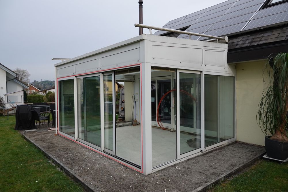 Schiebetüre Wintergarten Balkonverglasung (Gebraucht) in Münchwilen TG für CHF 700 – nur ...