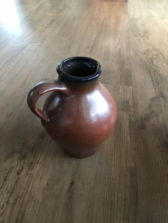 Rustikaler Krug, Tonkrug, braun blau, Vintage (Gebraucht) in Opfershofen TG für CHF 15 – mit ...