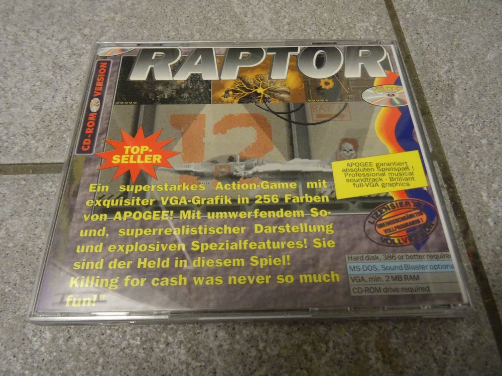 Raptor Episode 1-3 PC MS-DOS RARITÄT? (Gebraucht) in Olten für CHF 20 ...