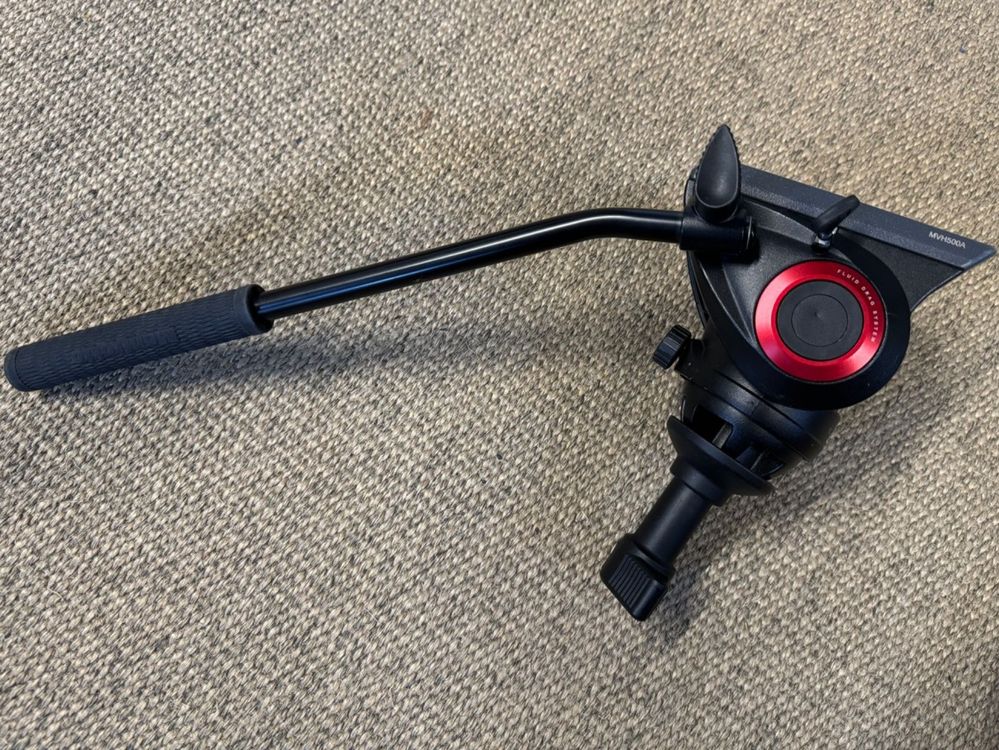 Manfrotto MVH500A Fluidkopf, 60 mm Halbschale (max. 5 kg) (Gebraucht ...