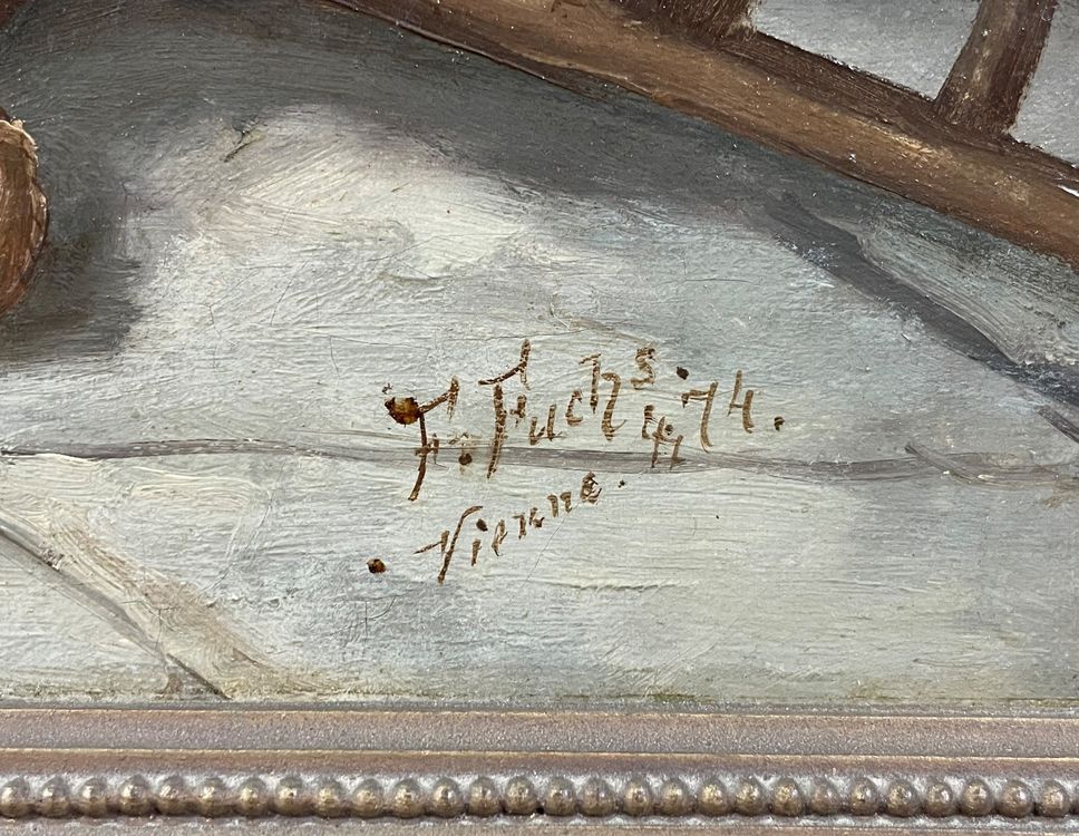 F. Fuchs (XX) grosses Gemälde (Gebraucht) in Root für CHF 280 – mit ...