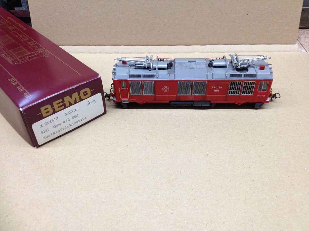 Bemo 1267 RhB Gem 4/4 801 - defekt, Dig. (Gebraucht) in Neuendorf für CHF 121 – mit Lieferung ...