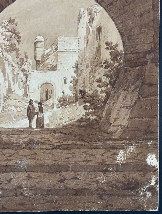 Antikes Aquarell mit faszinierendem Sujet Signiert (Gebraucht) in Root für CHF 55 – mit ...