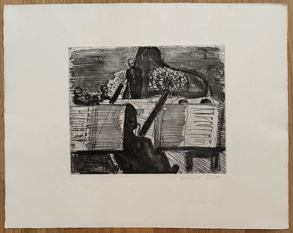 Interessante Radierung Unl.Sig (Gebraucht) in Hochdorf für CHF 5 – mit Lieferung auf Ricardo kaufen