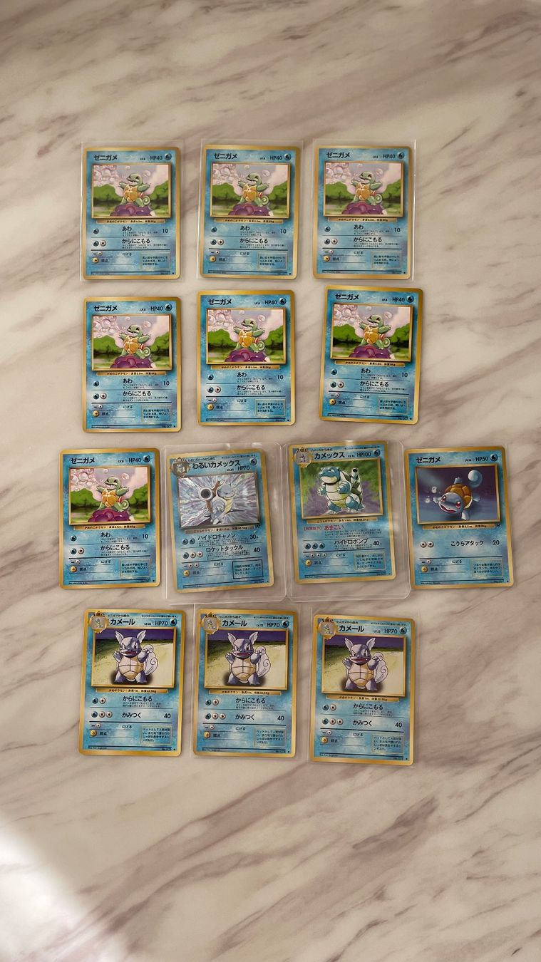 Pokémon Vintage Holo – Blastoise & Wasser-Set (JP) (Gebraucht) in ...
