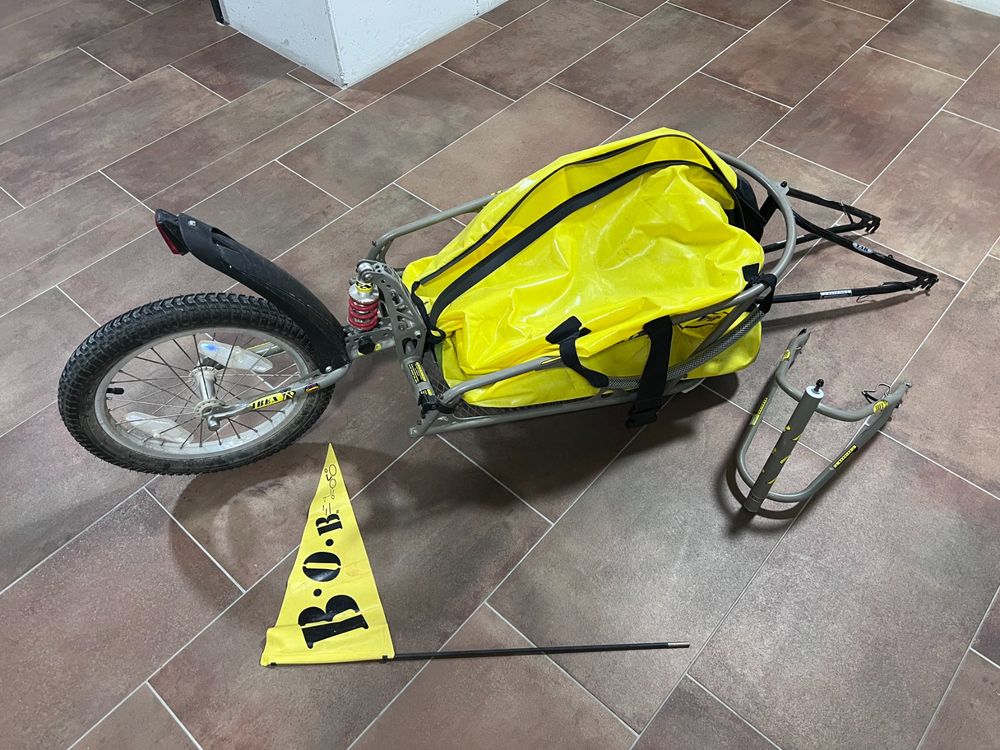 BOB IBEX Fahrradanhänger mit Federung und Transporttasche (Gebraucht) in Münsingen für CHF 339 ...