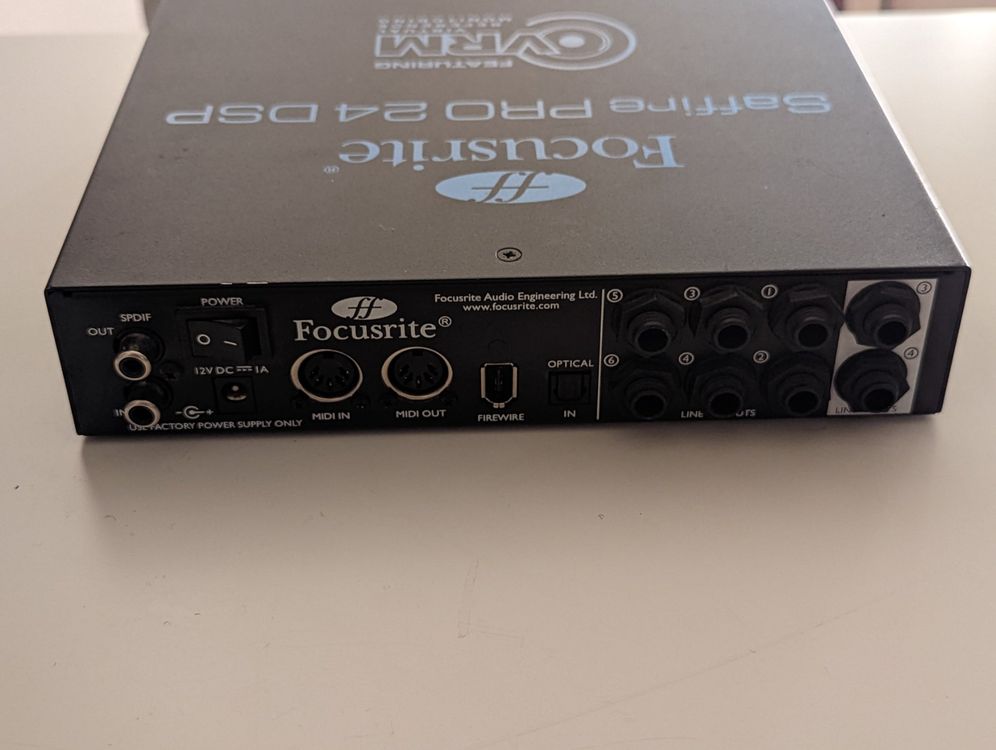 Focusrite Saffire Pro 24 DSP VRM (Gebraucht) in Zunzgen für CHF 35 ...