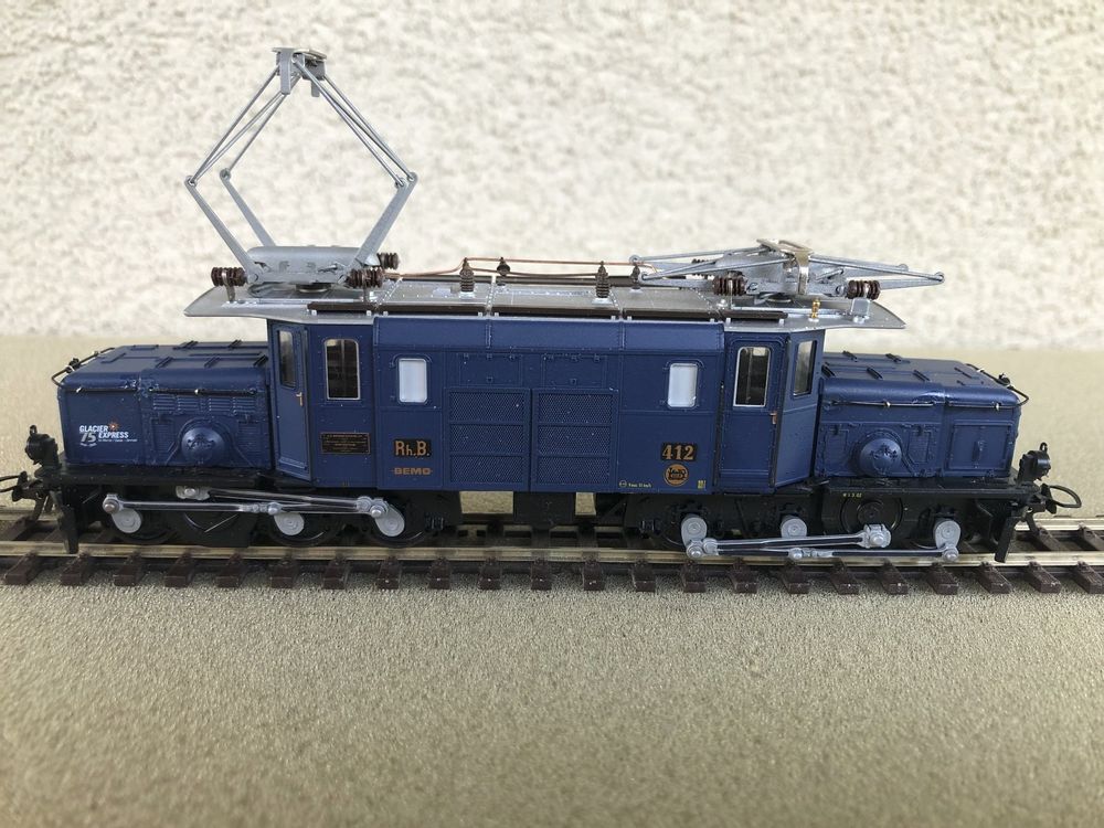 BEMO 1255 142 Ge 4/4 I 412 Krokodil Bleu HOm digital (Gebraucht) in ...