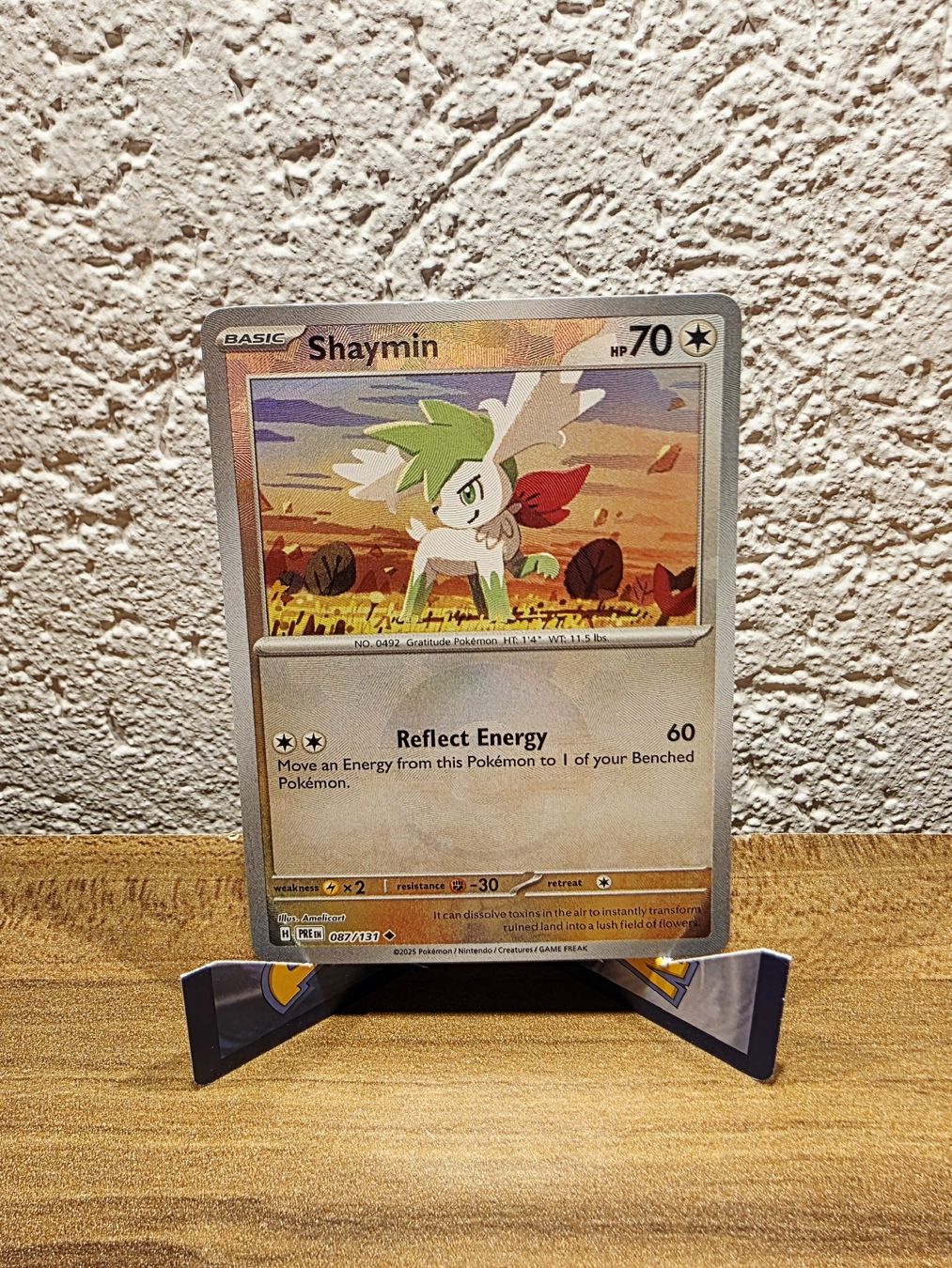 Shaymin Pokeball Reverse 087/131 Prismatic Evolutions (Neuf (Voir ...