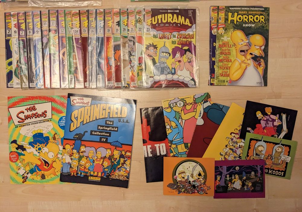 MEGA SIMPSONS / FUTURAMA COMIC SAMMLUNG (Gebraucht) in Chur für CHF 58 ...