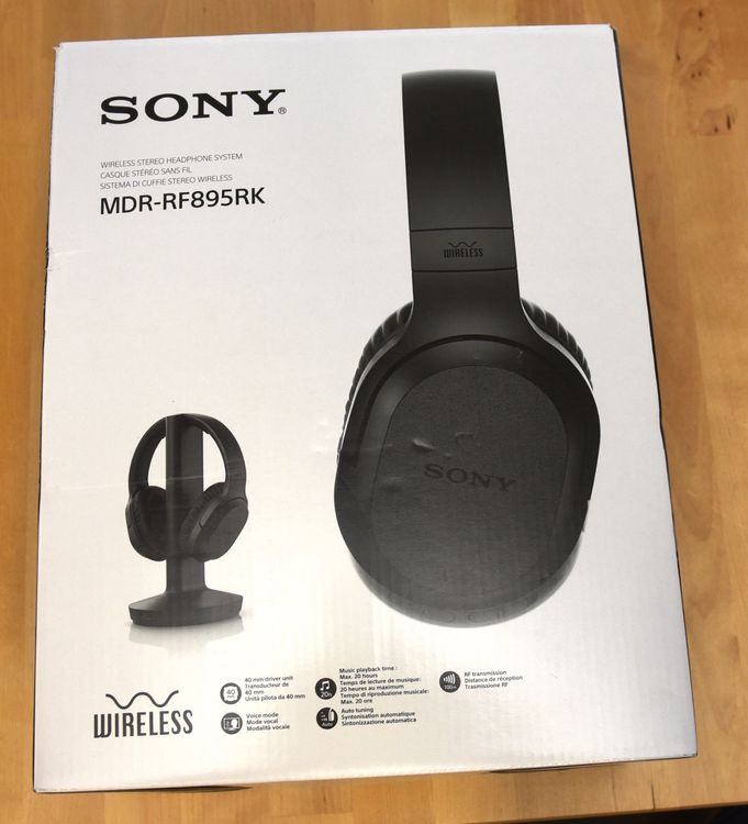 SONY MDR-RF895RK Kopfhörer Over-Ear Wireless | Kaufen auf Ricardo
