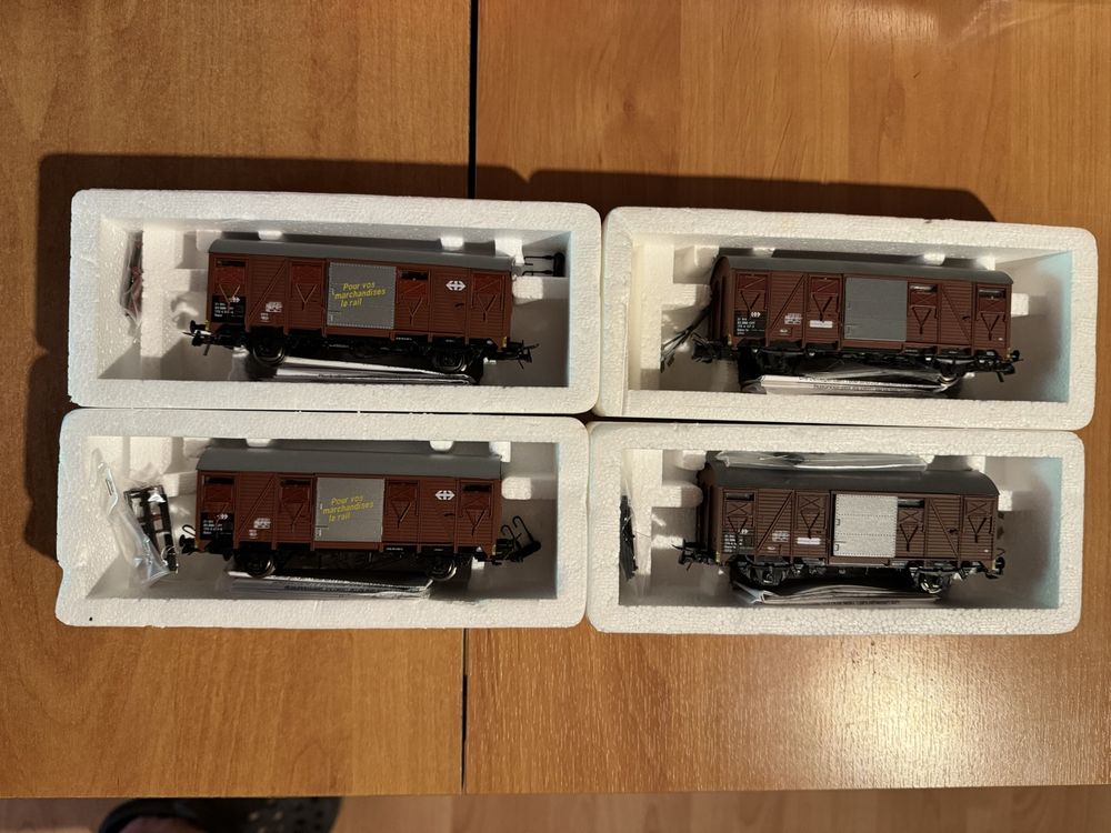 4 wagons Roco Gqss-tz (Gebraucht) in Vallorbe für CHF 99 – mit ...
