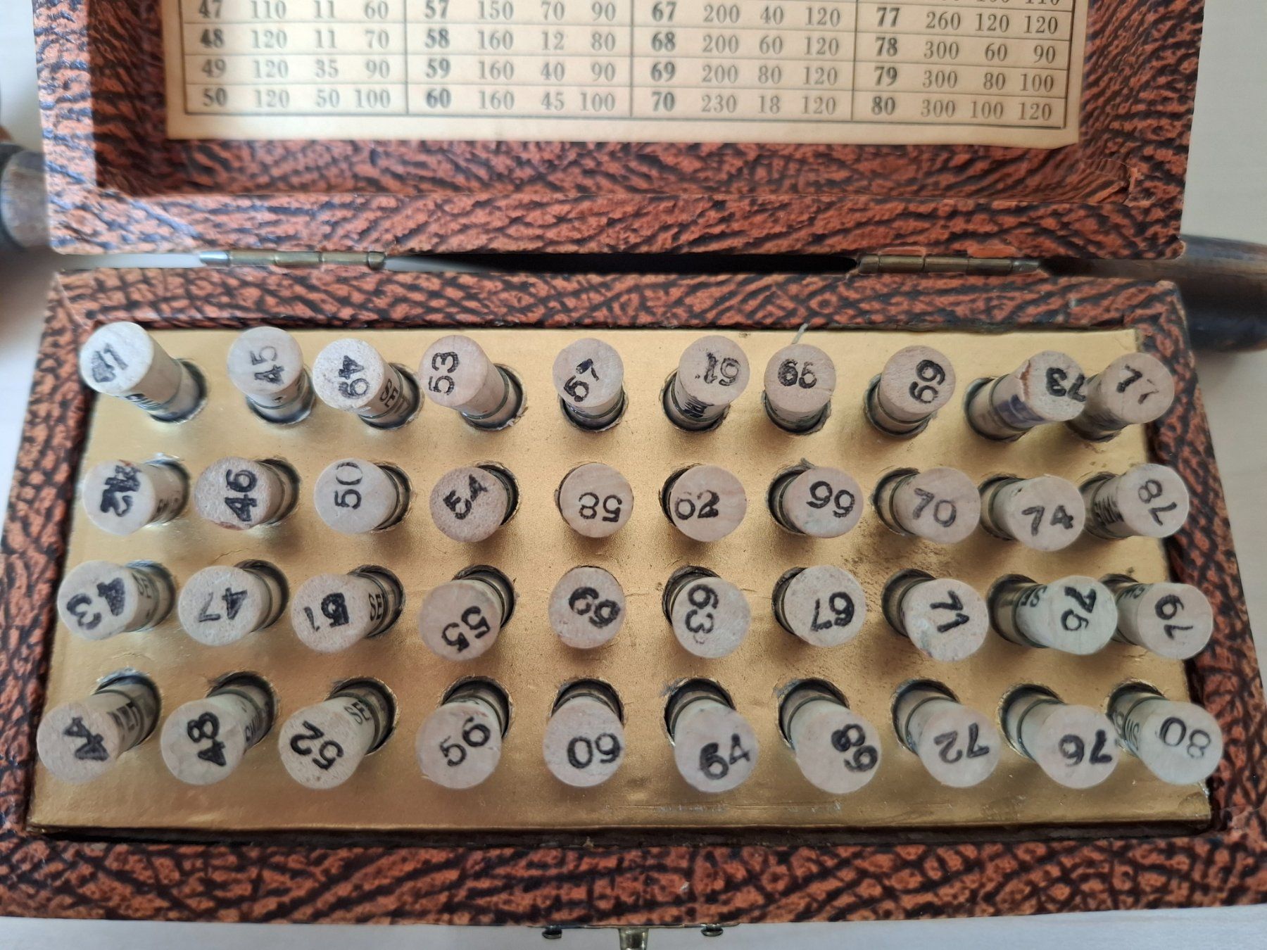 Boîte n° 2 bouchons Seitz pour montres + marteau (D'occasion) à Moutier ...