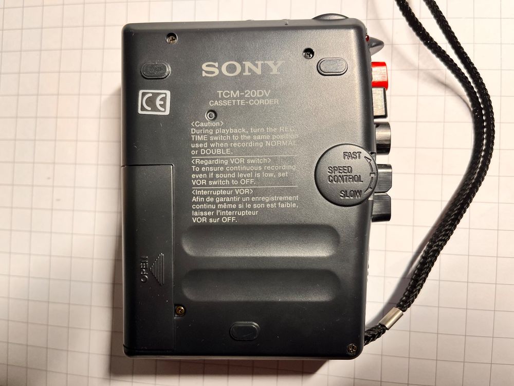 Sony TCM-20DV Cassette Recorder in OVP (Neu (gemäss Beschreibung)) in ...