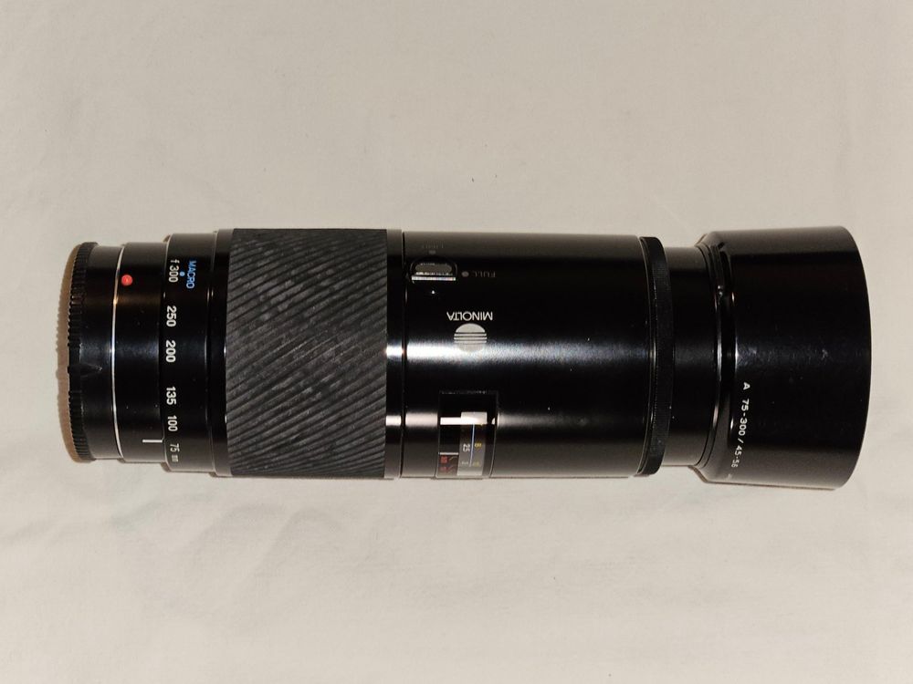 Minolta AF 75-300 F4.5/5.6 "grosses Ofenrohr" Sony A-Mount (Gebraucht ...