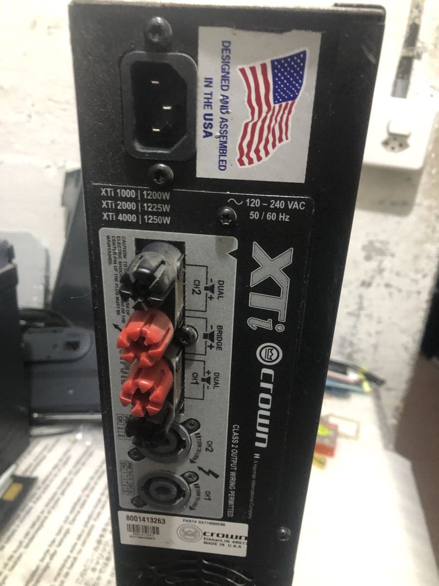 Ampli de Puissance Crown XTi 4000 Défectueux-Defekt (Défectueux) à Biel-Bienne pour CHF 50 ...