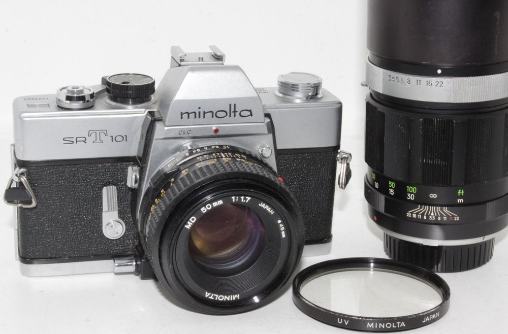 MINOLTA SRT 101 + 2 Objektive (Gebraucht) in Allschwil für CHF 44 – mit ...