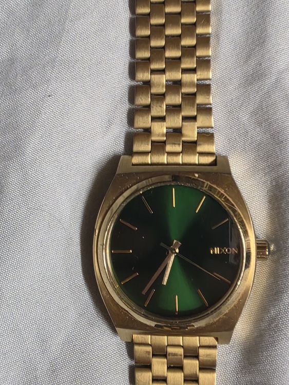 Nixon The Time Teller Gold/Grün Uhr, Top Zustand! (Gebraucht) in Luzern ...
