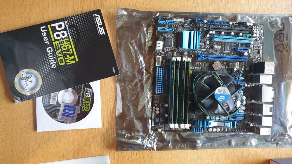 Motherboard Asus P8 H67-M Evo inkl. CPU inkl. 24GB RAM | Kaufen auf Ricardo