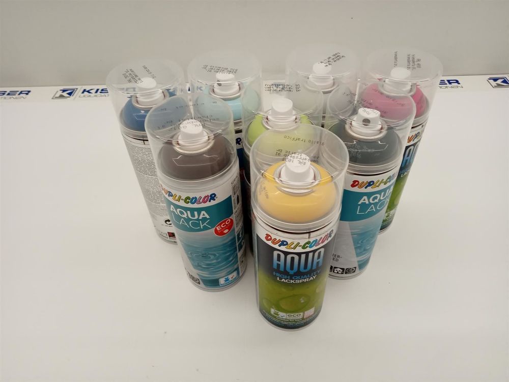 8Stk. div. Aqua Spraylacke à 350ml (Neu und originalverpackt) in ...