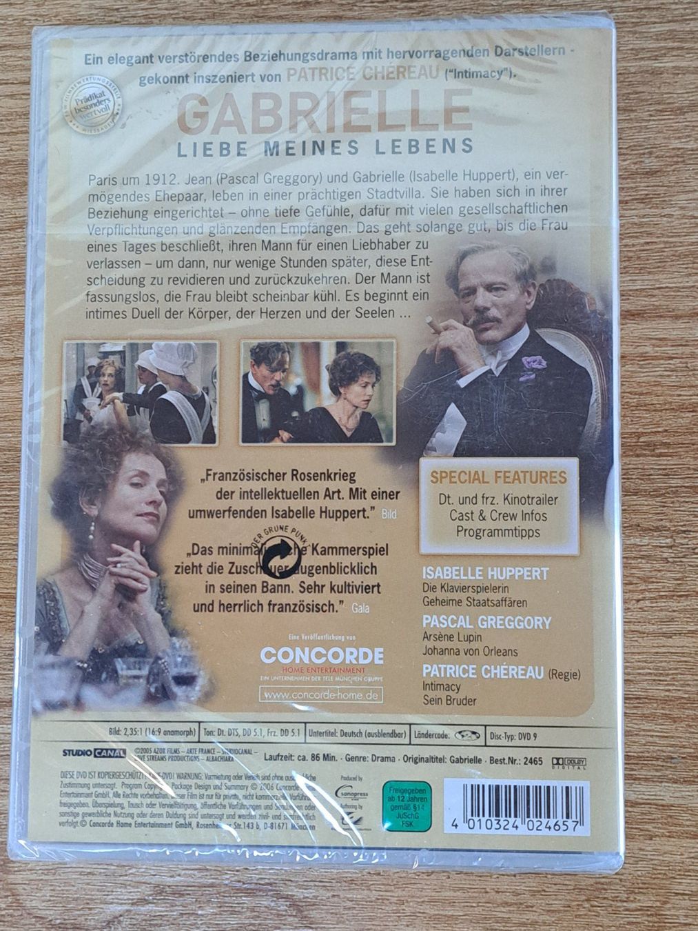 DVD INDOCHINE mit Catherine Deneuve, Vincent Perez, Jean Yan (Neu und ...