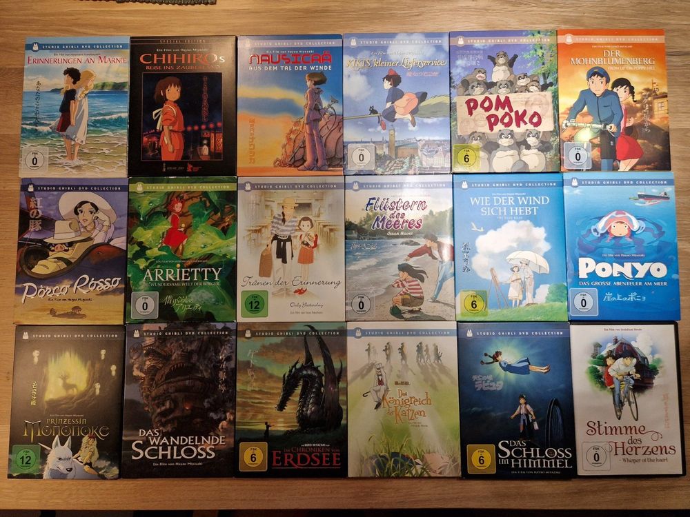 Studio Ghibli - DVD (Gebraucht) in Fislisbach für CHF 212 – mit ...