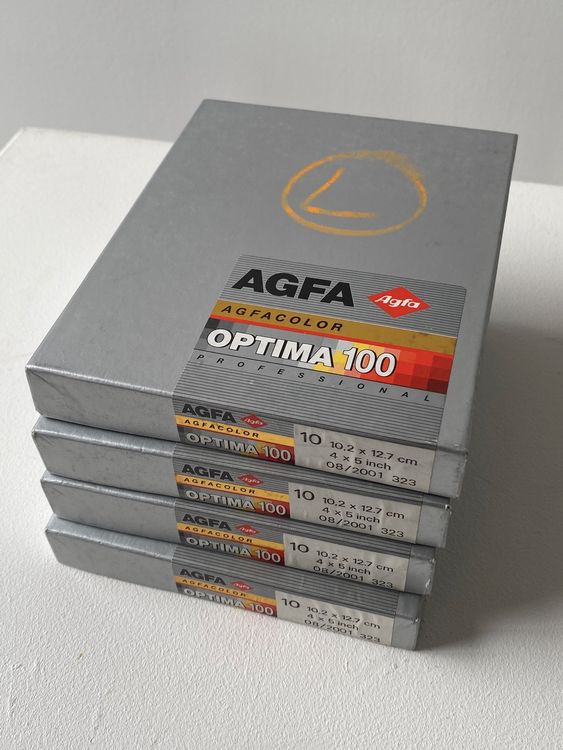 AGFA OPTIMA 100 4x5 4 pack (Neu und originalverpackt) in Montricher für ...