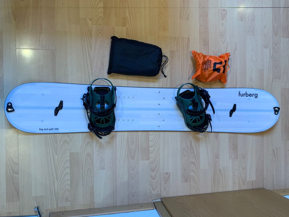 Splitboard set furberg 160cm mit Union bindung (Gebraucht) in Luzern ...