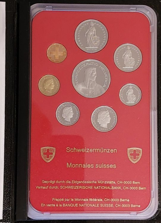 Münzsatz Schweiz 1991 pp (Neu (gemäss Beschreibung)) in Arch für CHF 105 – mit Lieferung auf ...