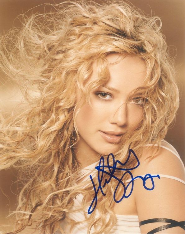 Original Autogramm von HILARY DUFF auf Großfoto (Neu (gemäss ...