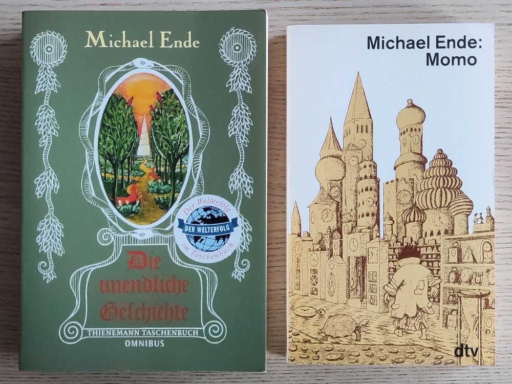 Die unendliche Geschichte / Momo Taschenbücher Michael Ende (Gebraucht ...