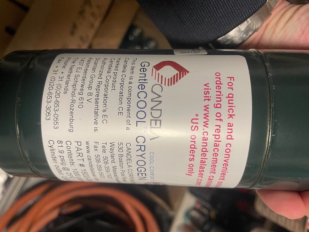 Cryogén Candela Laser GentleCOOL Cryogen DCD Canister (Neu und ...