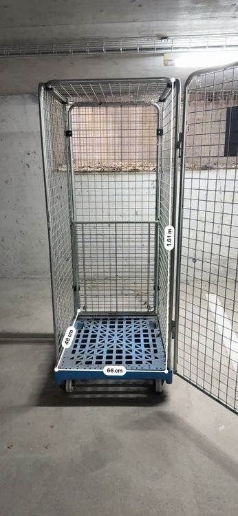 Gitterbox, Gitter- Rollcontainer, (z.B. für Pneuaufbewarung) | Kaufen ...