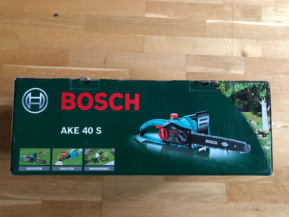 NEUE Bosch AKE 40 S Kettensäge (Neu und originalverpackt) in St. Niklaus VS für CHF 130 – mit ...