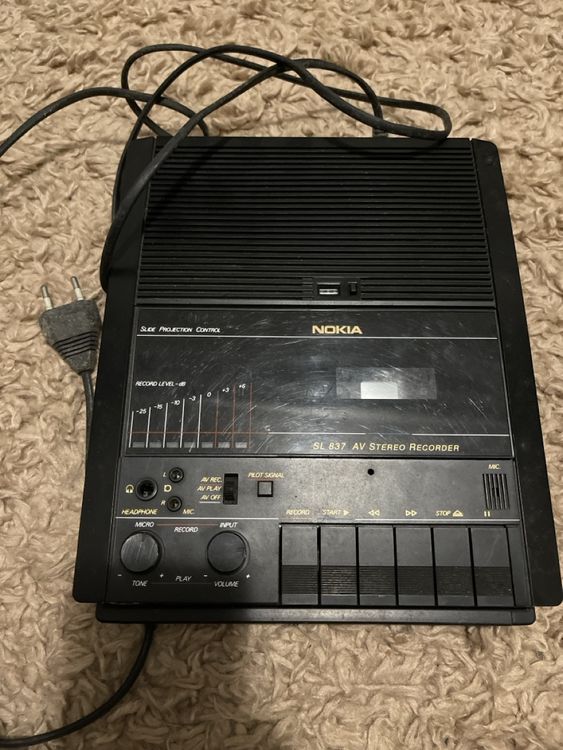 Nokia SL 837 AV Stereo Recorder - Vintage Rarität! (Defekt) in ...