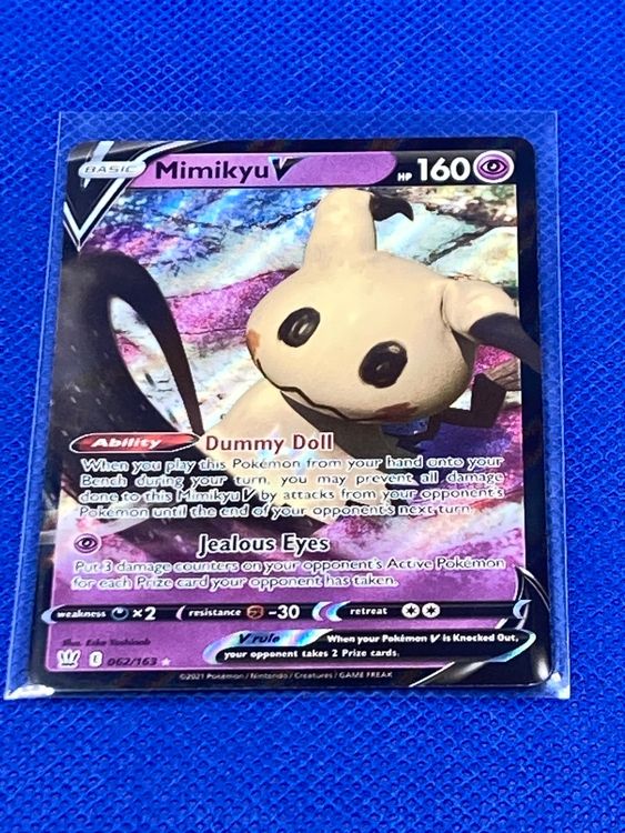 Pokemon Battle Style Mimikyu V 062 / 163 EN (Neu (gemäss Beschreibung ...