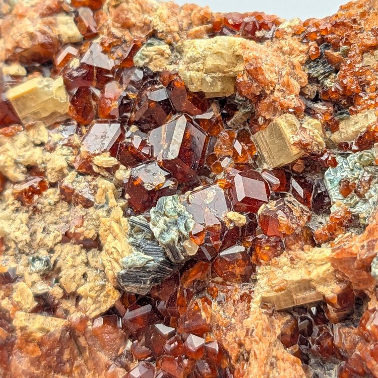 HESSONIT Roter GRANAT mit CLINOCHLOR, Italien (Neu (gemäss Beschreibung)) in Balerna für CHF 45 ...