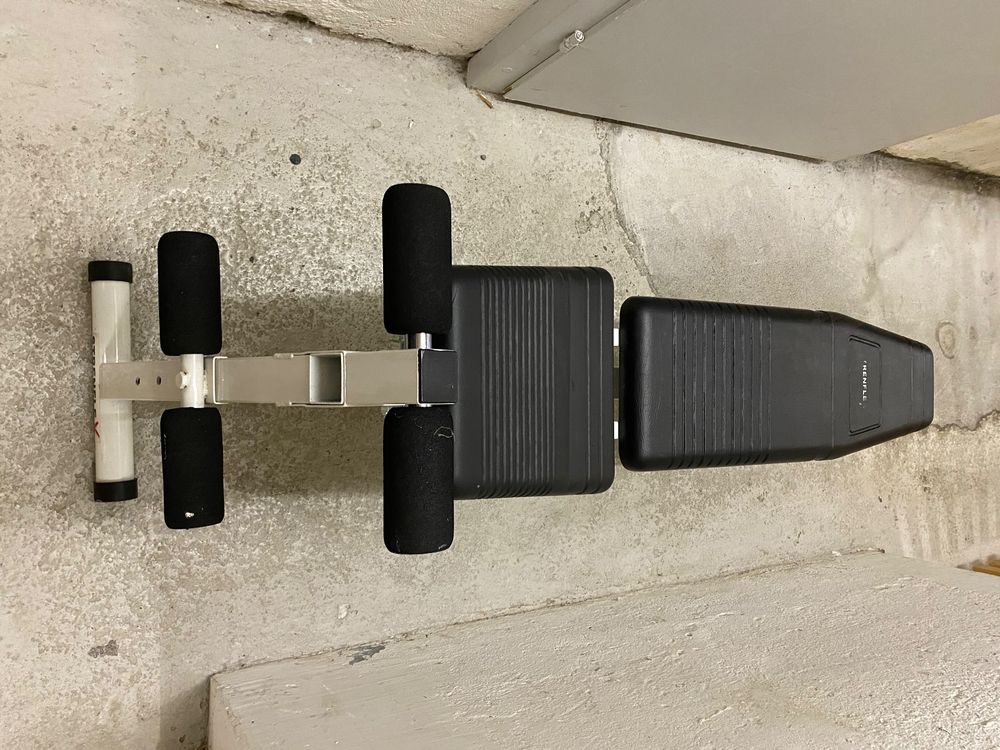 Langhantel 30mm + 70kg Gewichte + Bank + Hantelablage | Kaufen auf Ricardo