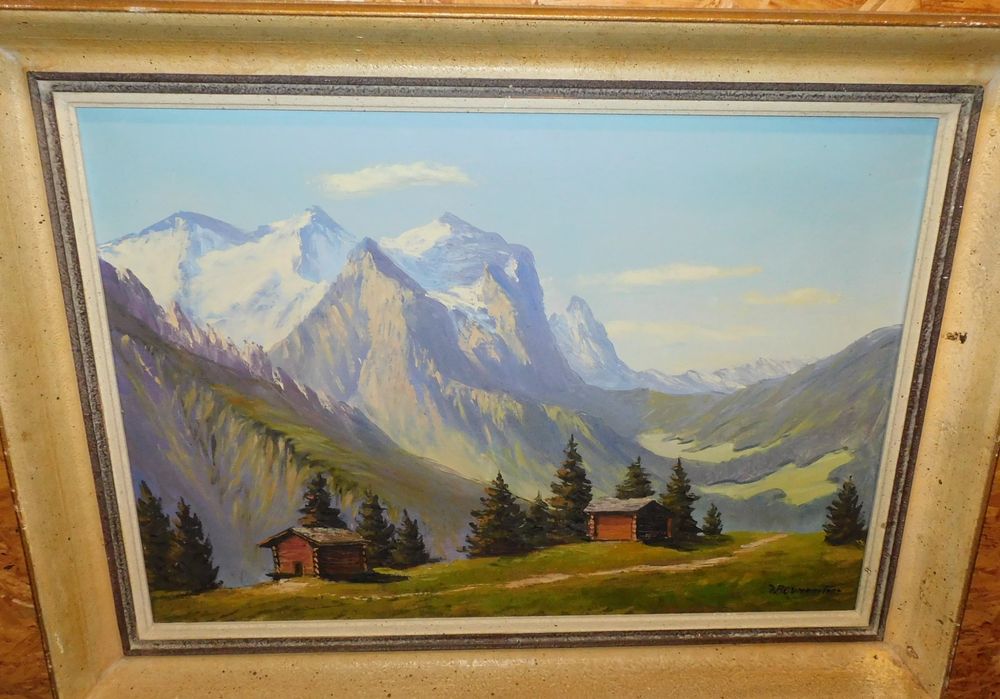 Rausverkauf Kunst - Ölgemälde signiert Gemälde (Gebraucht) in Sursee für CHF 50 – nur Abholung ...