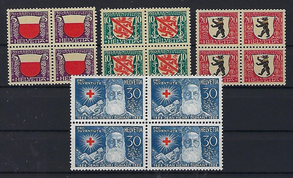 Pro Juventute 1928 Viererblocks postfrisch 15514 (Gebraucht) in Lunden für CHF 4 – mit Lieferung ...