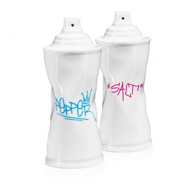 Spicy Graffiti Salz/Pfefferstreuer-Set (Neu und originalverpackt) in ...
