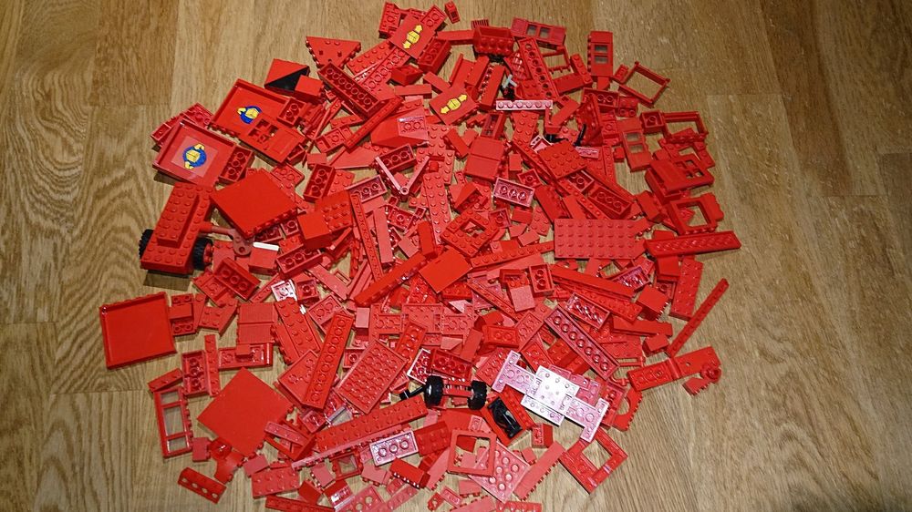 Lego/0.6kg Rot/Kiloware/Bausteine/Classic | Kaufen auf Ricardo
