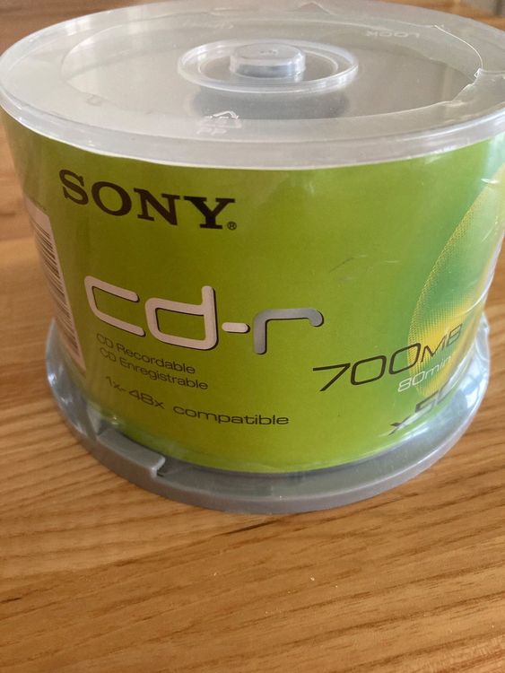 Sony CD-R 700MB, Rohlinge Spindel 50stk. (Neu und originalverpackt) in ...