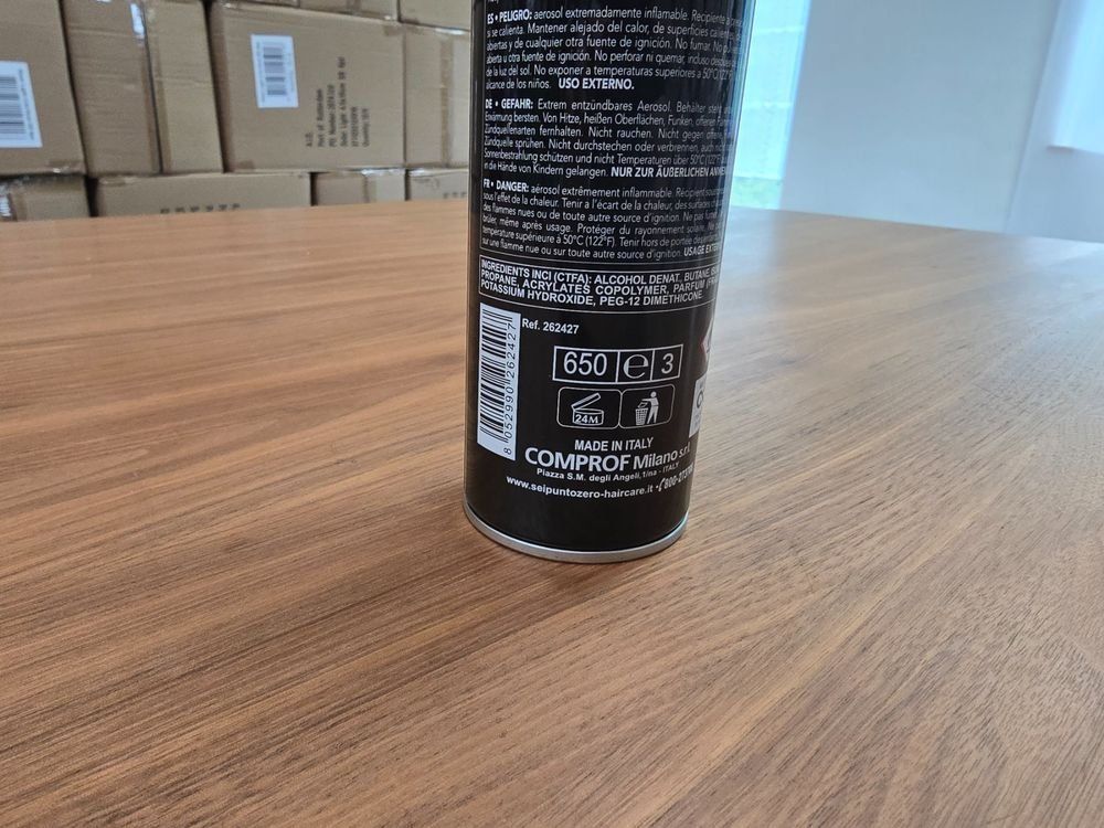 6.Zero HE.SHE 3 Haarspray Strong 500ml ab 1.- (Neu (gemäss Beschreibung ...